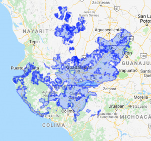 Cobertura de compañías de celulares