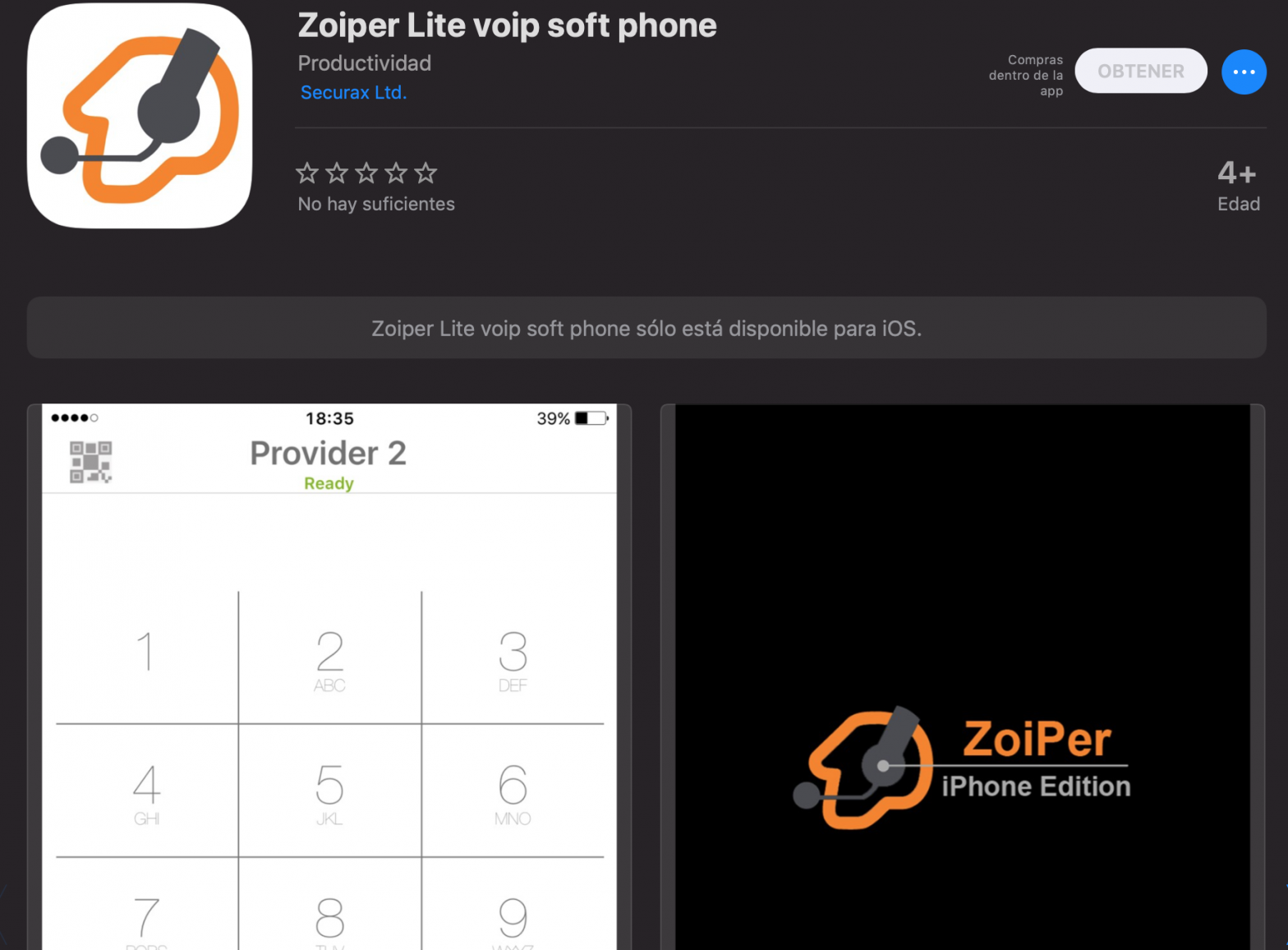 Softphone zoiper en IOS - lavariega.com